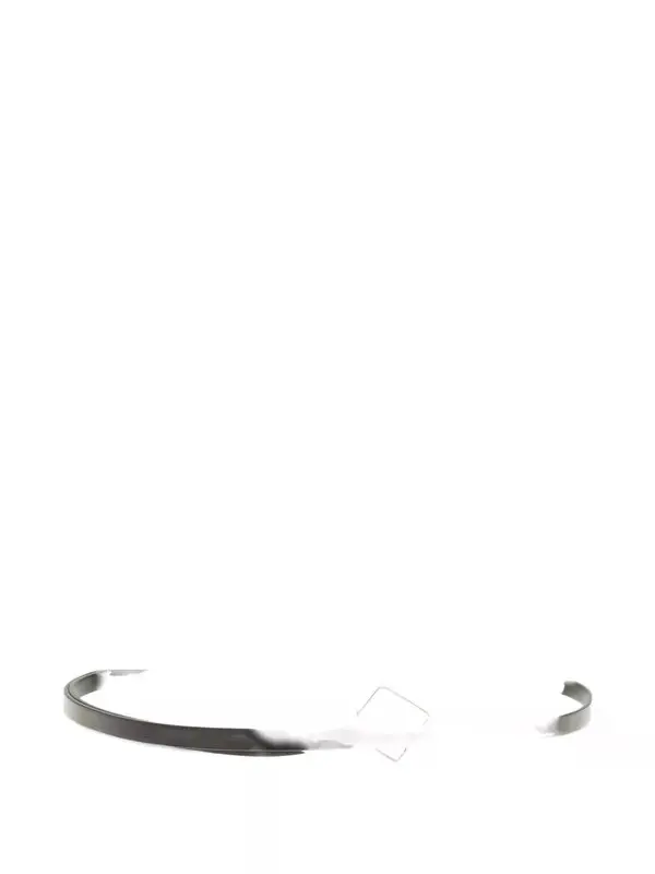 THE ROW Rhombe Leather Belt - Black