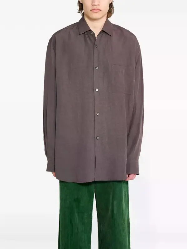 SSSTEIN Oversized Pocket Shirt - Grey