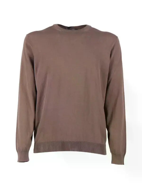FILIPPO DE LAURENTIIS Crewneck T-shirt - Brown
