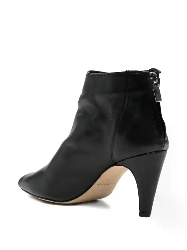 GISEL MOIRE Raffy Peep-toe Ankle Boots