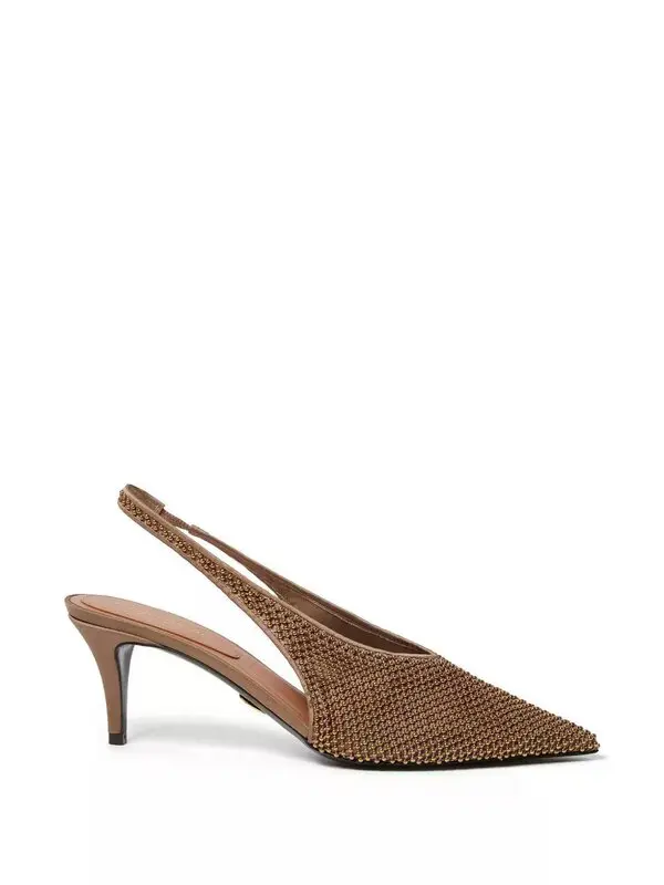 Stella McCartney Point-toe Heeled Pumps - Brown