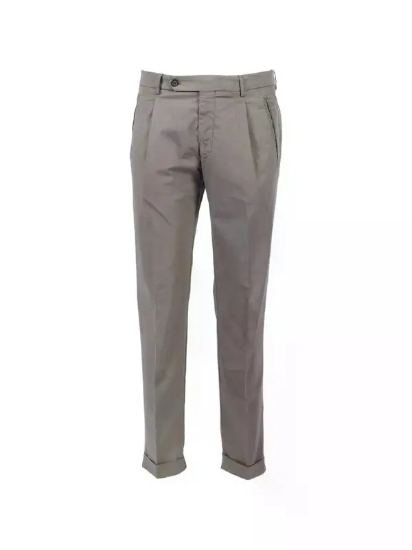 BERWICH Pleated Trousers - Grey