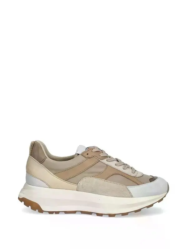 Novesta Panelled Lace-up Fastening Sneakers - Neutrals