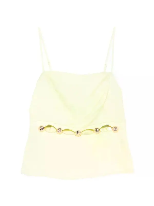 Simkhai Cut-out Embellished Top - Yellow