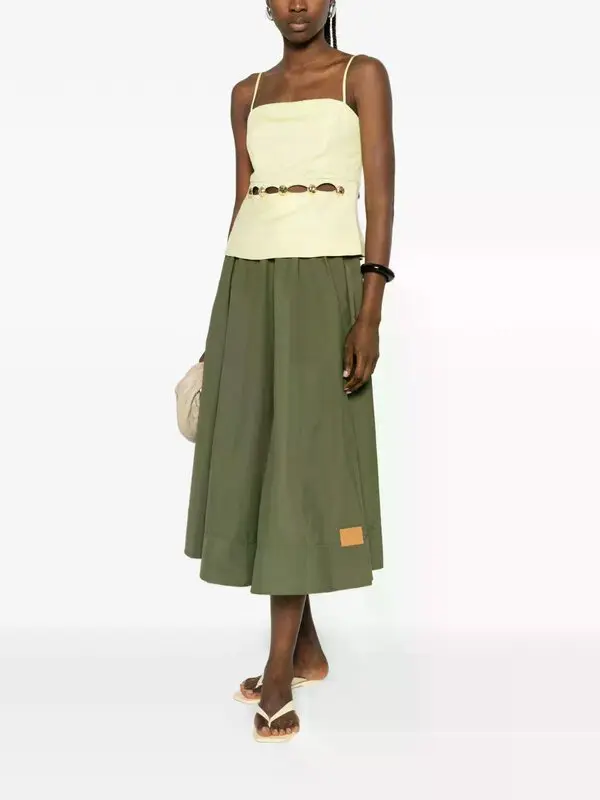 Simkhai Embellished Cut-out Top - Yellow
