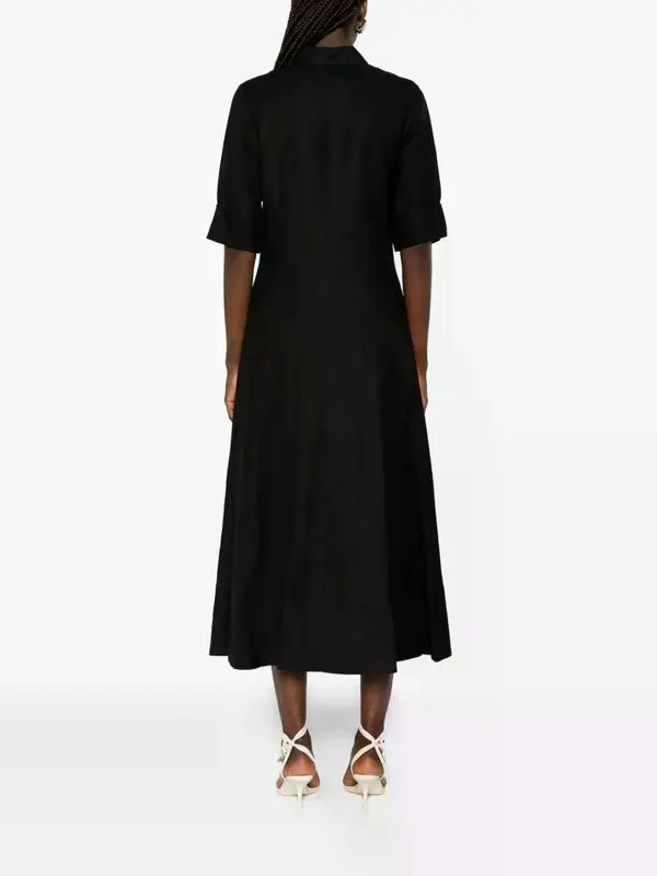 Simkhai Buttoned Midi Shirt Dress