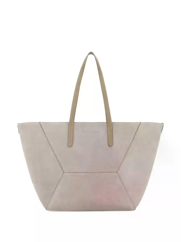 Brunello Cucinelli Paneling Shopper Bag - Neutrals