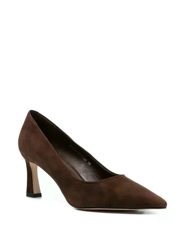 ADRIANNA FERETTI Pointed-toe Suede Pumps