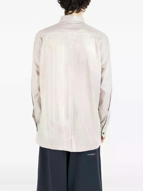 SOCIETE ANONYME Deadline Striped Patch-pocket Shirt