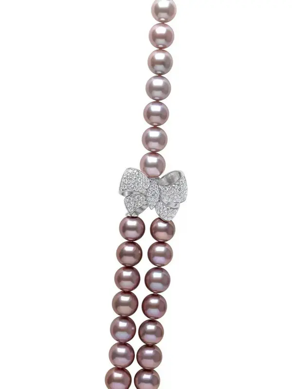 Yoko London Freshwater Pearl And Diamond Necklace