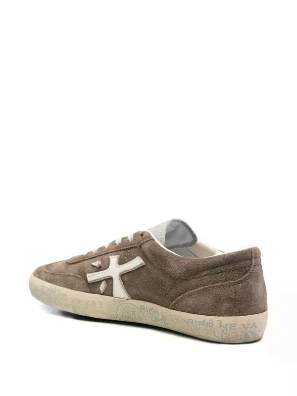 Premiata David 8094 Logo Sneakers - Brown