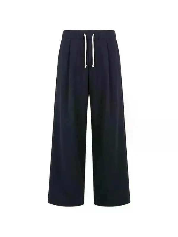 SOCIETE ANONYME Pleated Drawstring Trousers - Blue