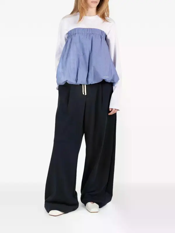 SOCIETE ANONYME Pleated Drawstring Trousers