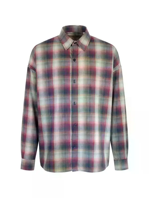 SOCIETE ANONYME Plaid Oversized Shirt - Blue