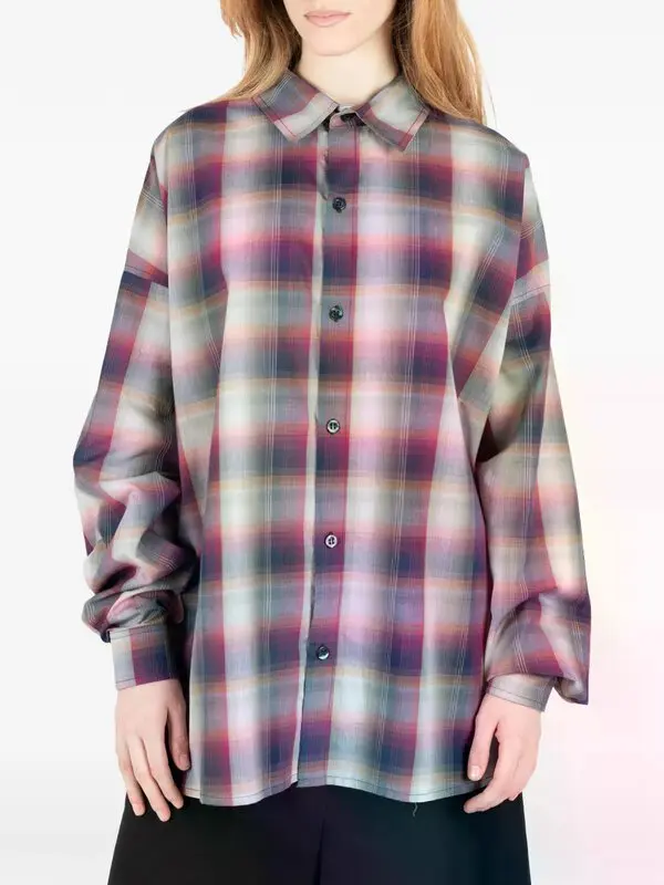 SOCIETE ANONYME Plaid Oversized Shirt