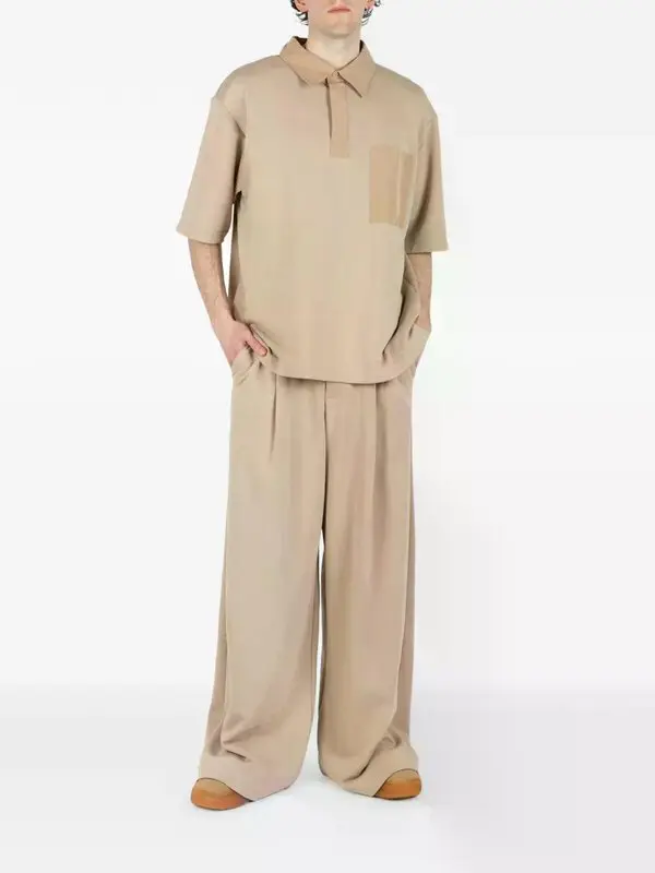 SOCIETE ANONYME Polo 92 Patch-pocket Polo Shirt - Neutrals
