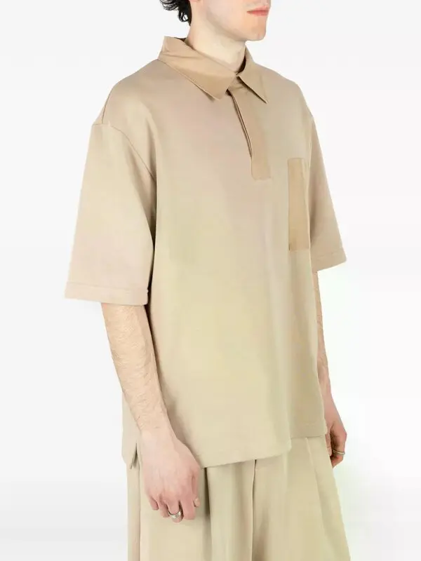 SOCIETE ANONYME Polo 92 Patch-pocket Polo Shirt - Neutrals