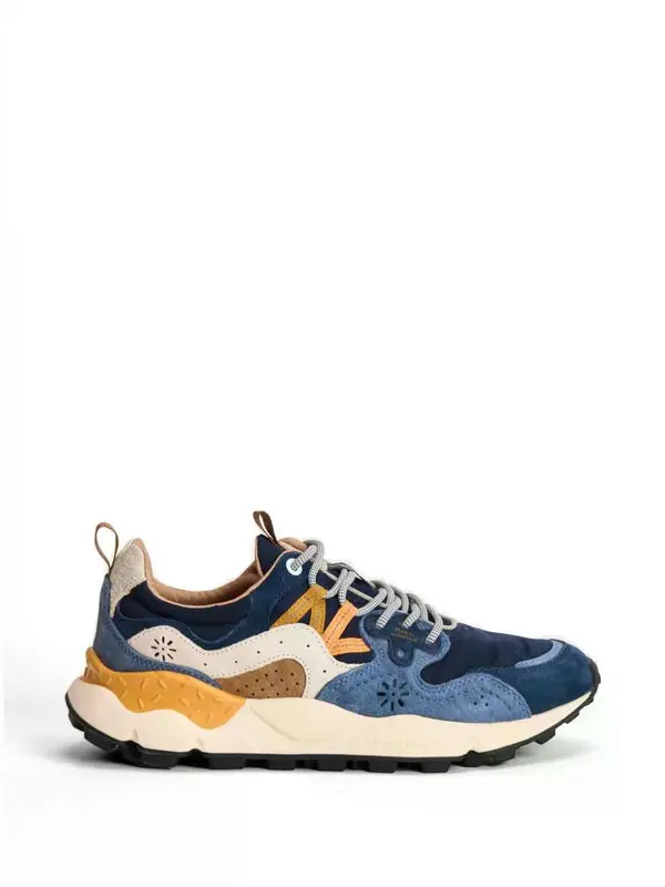 FLOWER MOUNTAIN Yamano 3 Suede Sneakers - Blue