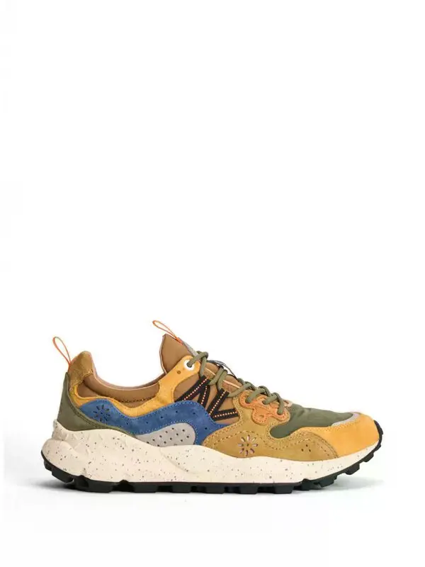 FLOWER MOUNTAIN Yamano 3 Suede Sneakers - Yellow