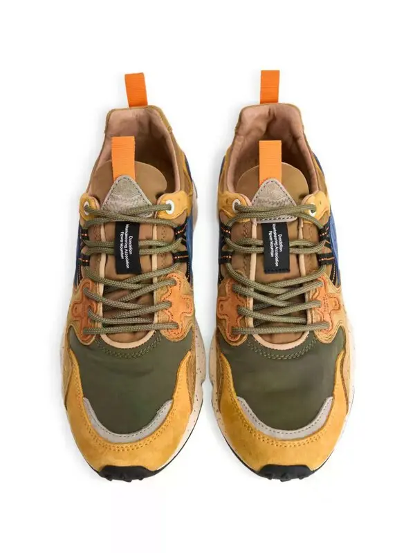 FLOWER MOUNTAIN Yamano 3 Suede Sneakers - Yellow