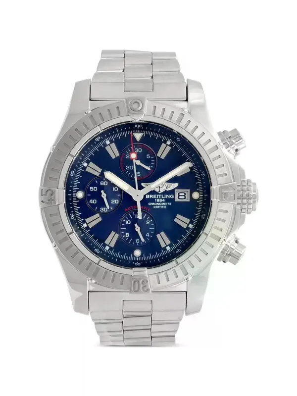 Breitling Super Avenger 48mm Chronograph Watch - Blue