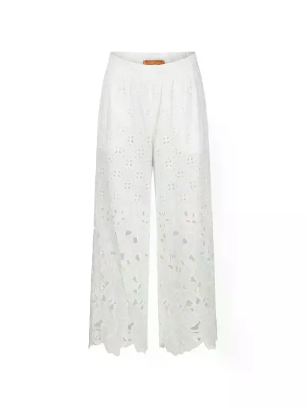 Ermanno Scervino Openwork Trousers - White