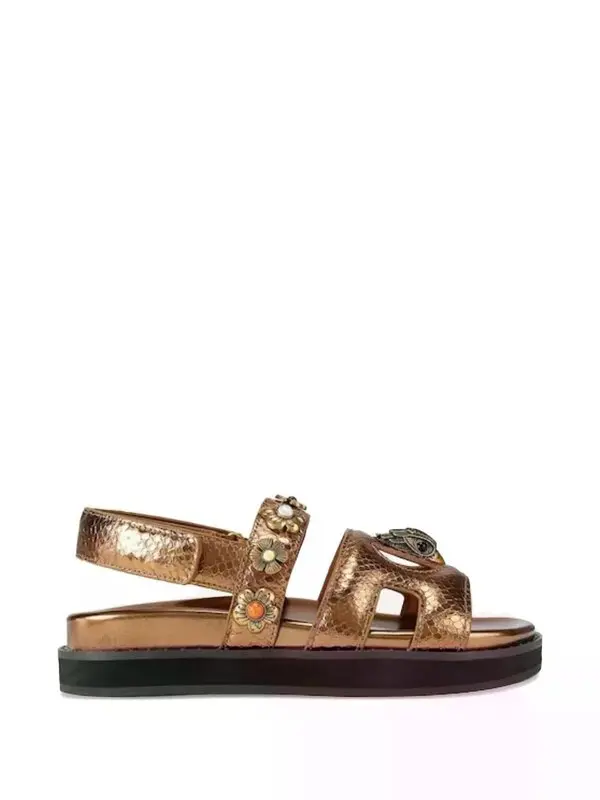 Kurt Geiger Eagle Cut-out Sandals - Brown