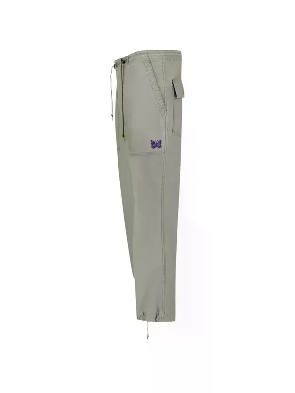 Needles Drawstring Embroidered Trousers
