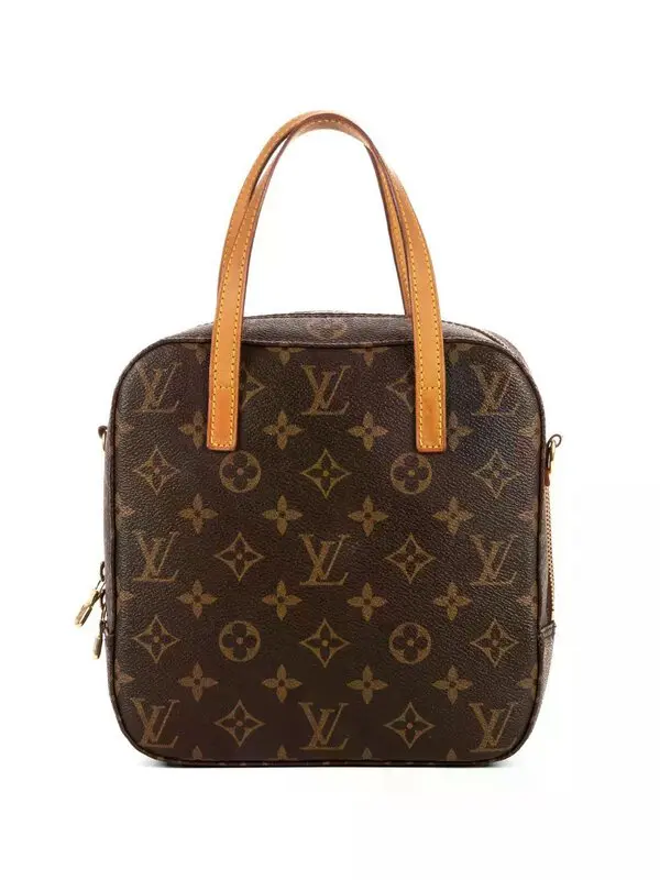 LOUIS VUITTON Spontini Monogram Handbag - Brown