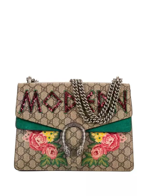 Gucci Dionysus Floral-print Shoulder Bag - Neutrals