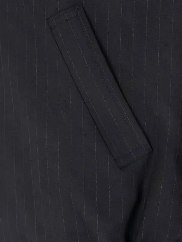 KAPTAIN SUNSHINE Pinstriped Zip Jacket - Blue