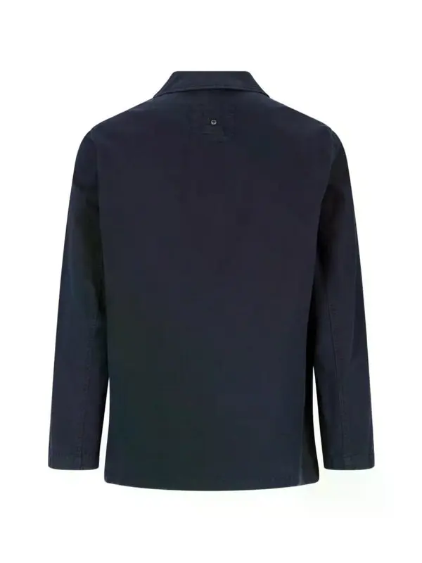 WHITE SAND Button-up Shirt Jacket - Blue
