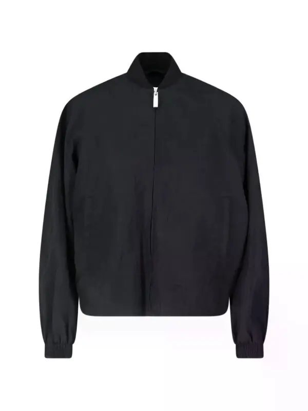 Herno Zip-up Bomber Jacket - Black