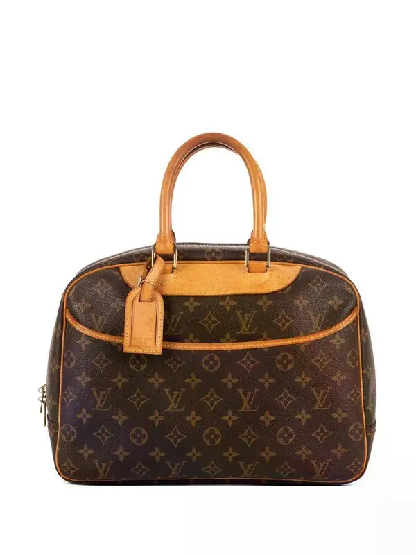 LOUIS VUITTON Deauville Monogram Handbag - Brown