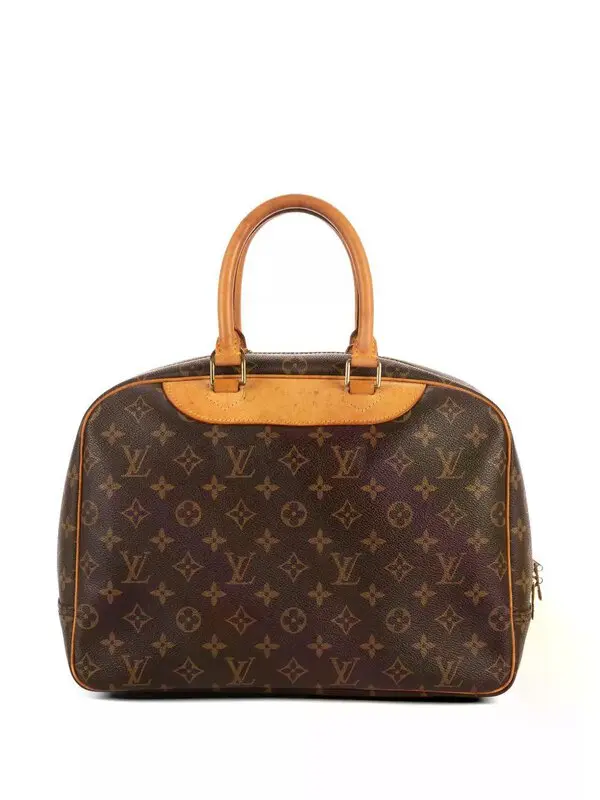 LOUIS VUITTON Deauville Monogram Handbag - Brown