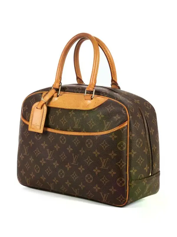 LOUIS VUITTON Deauville Monogram Handbag - Brown