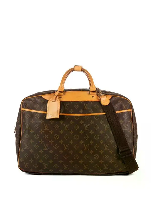 LOUIS VUITTON Alize Monogram Travel Bag - Brown