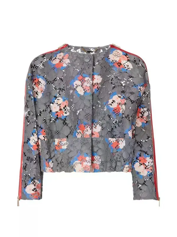 Fendi Printed Lace Jacket - Grey