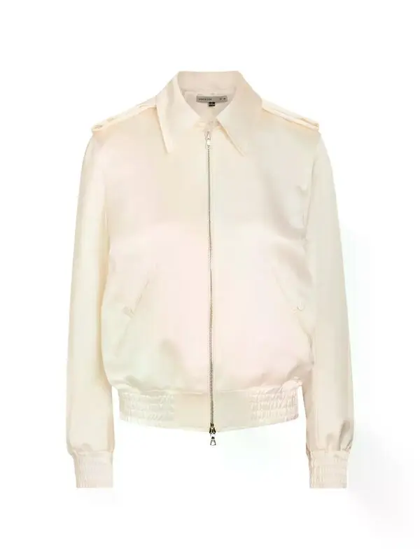 AARON ESH Collared Bomber Jacket - Neutrals