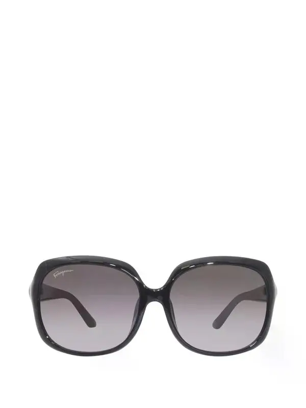 FERRAGAMO Rectangle Full-rim Sunglasses - Black