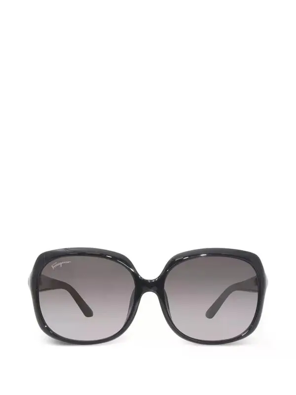 FERRAGAMO Rectangle Full-rim Sunglasses - Black