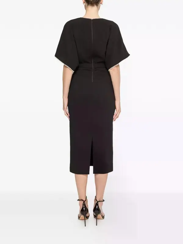 NISSA V-neck Midi Dress