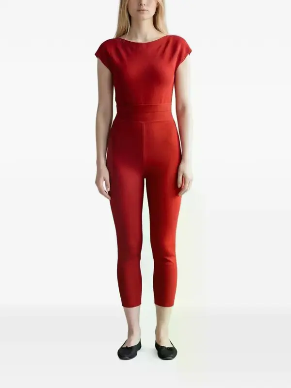 Alaïa Buttoned Ribbed Trousers Set