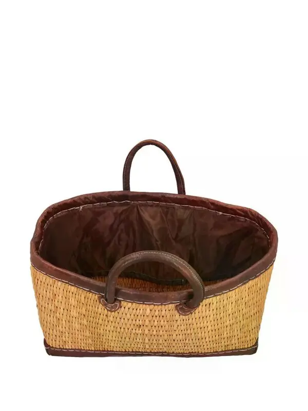 Vintage Wicker Tote Bag