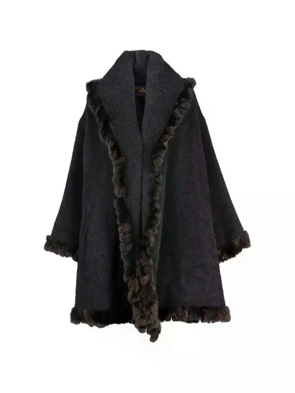 Fendi Wool Coat - Black