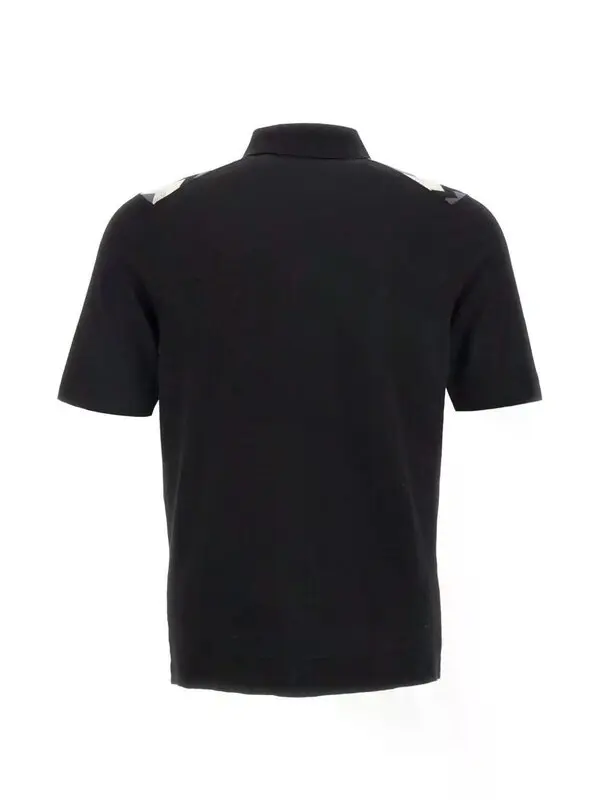 GRAN SASSO Chevron-jacquard Shirt