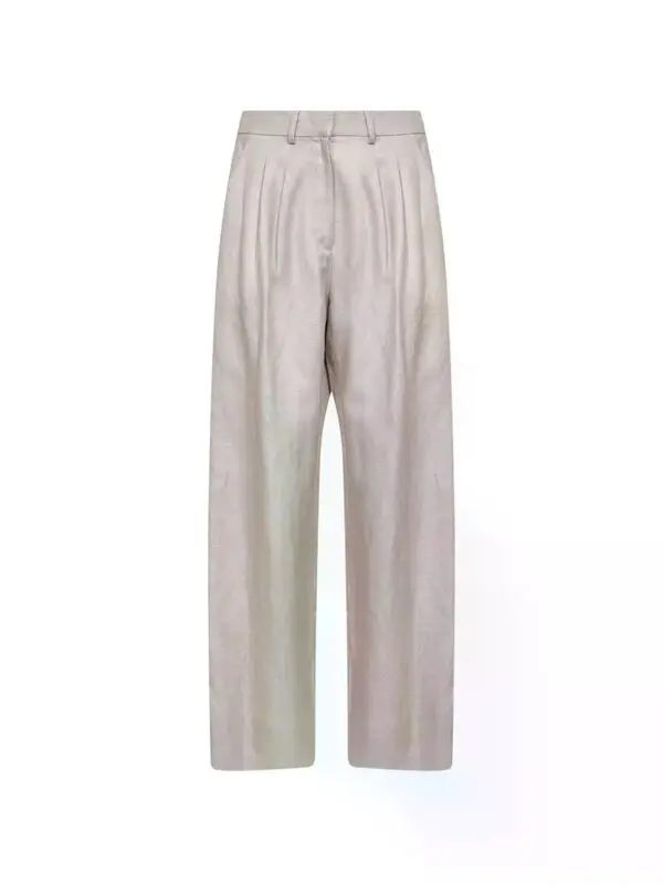 PT TORINO Pleated Trousers - Neutrals