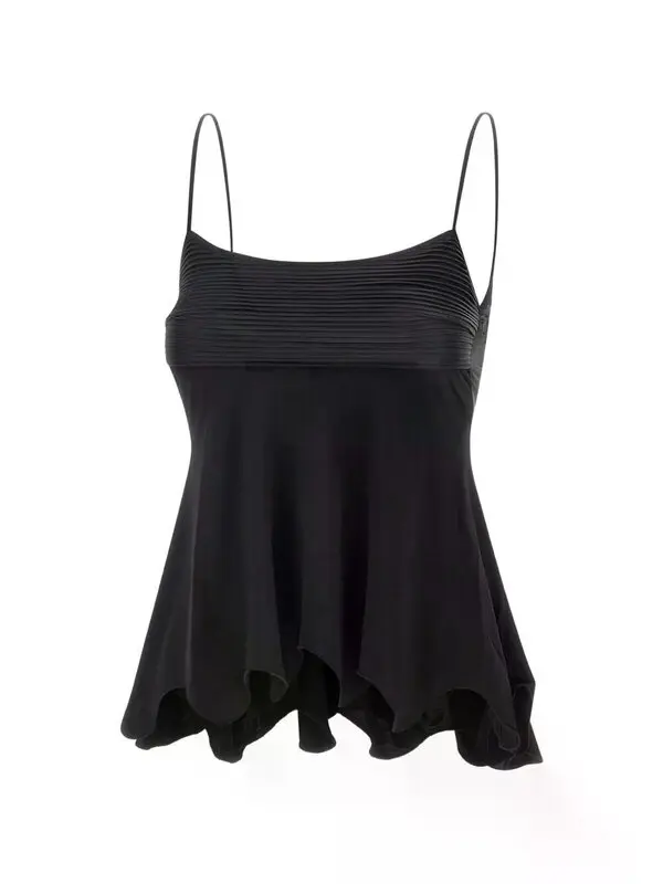 JACQUES Pleated Lace Top