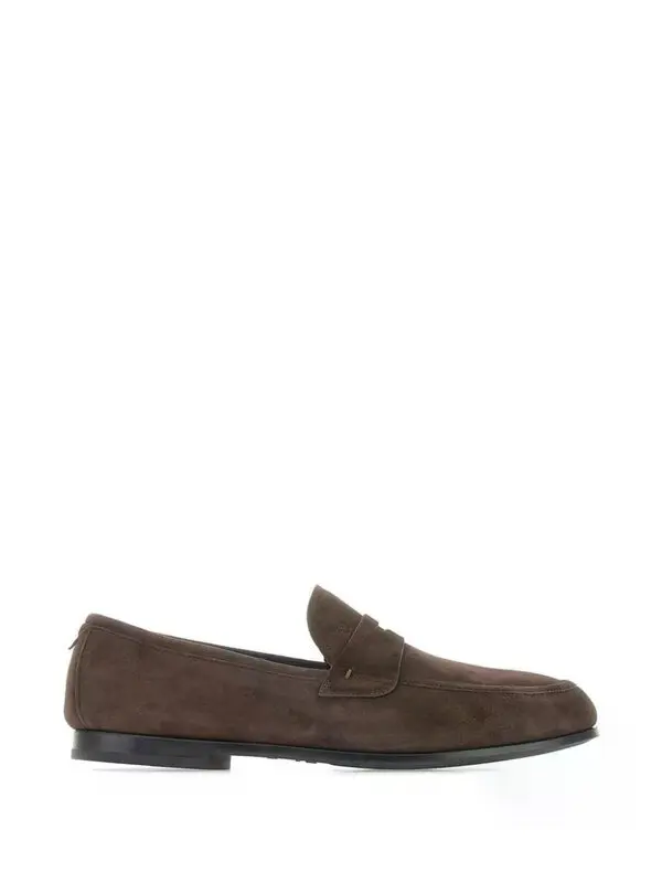 FABI Penny-strap Loafers - Brown