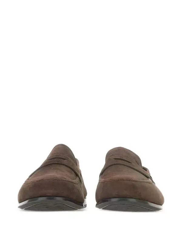 FABI Penny-strap Loafers - Brown